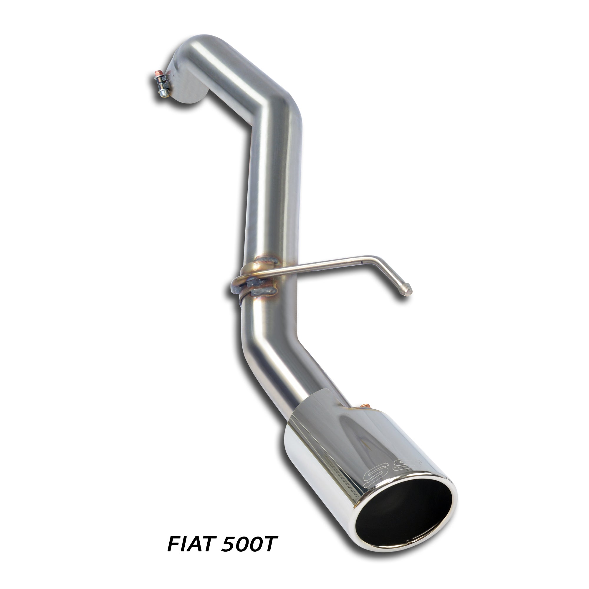 STREET PERFORMANCE PACK EXHAUST SYSTEM FIAT 500 ABARTH Fiat 500T Single Pipe Polished