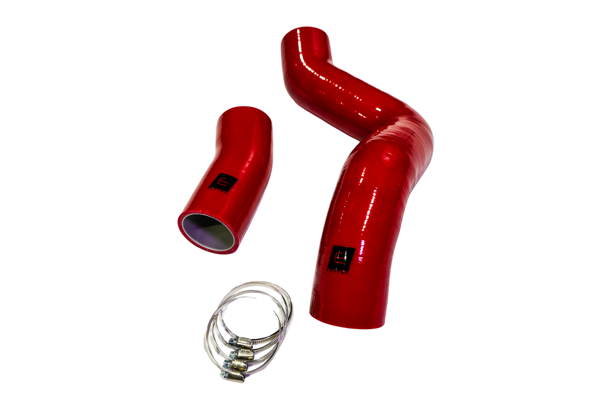 STEPPED CORE ALUMINUM INTERCOOLER CORE UPGRADE WITH INTERCOOLER HOSES ...