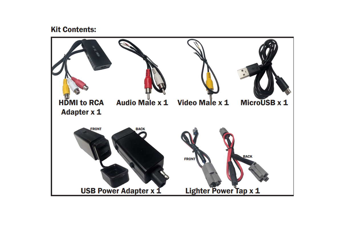 HDMI AV KIT (for TAZER) (GLADIATOR JT & WRANGLER JL)) – EUROCOMPULSION